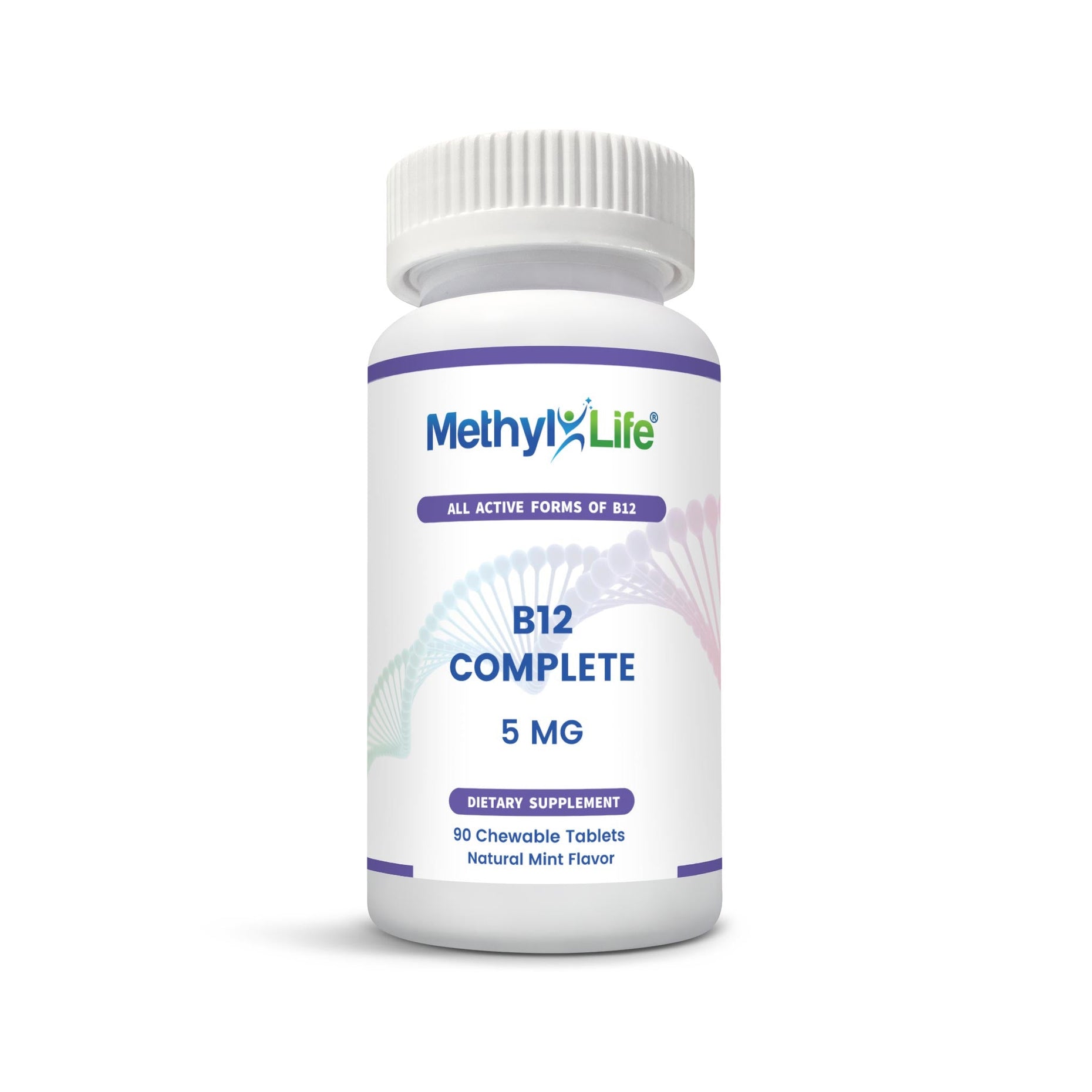 Vitamin B12 5000 mcg (Methylcobalamin B12 Complete) – 3 Bioactive Form ...