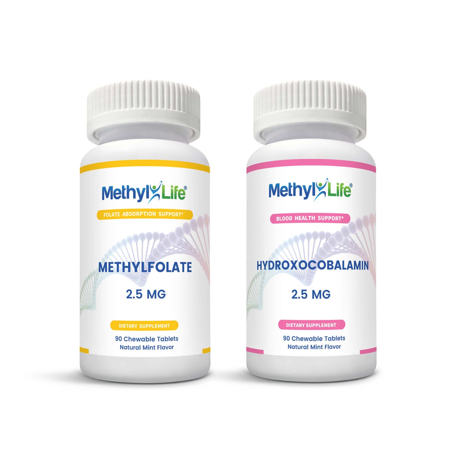 L-Methylfolate + Vitamin B12 Sublingual | MTHFR Actives Bundle – Methyl ...
